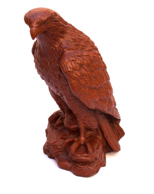 Red Mill MFG Eagle Sculpture Pecan Shell Resin USA 1990s Vintage 7 ...