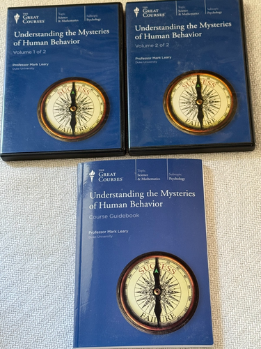 Great Courses Understanding the Mysteries Human Behavior 2 CD Sets ...