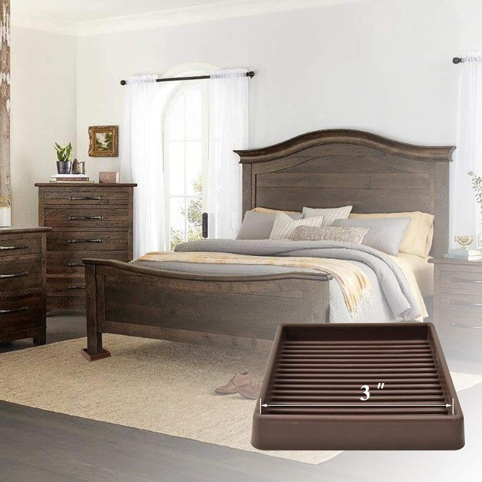 Furniture Coasters,8 Pcs 3” Furniture Caster Cups - Non Slip Furniture ...