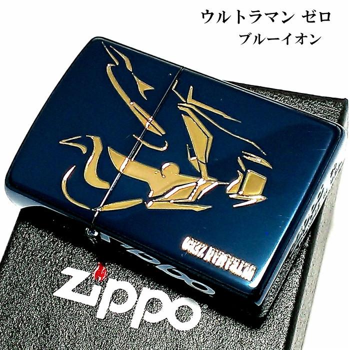 ZIPPO Lighter Ultraman Zero ZIPPO Ion Blue Ultraman Cool Video Included ...