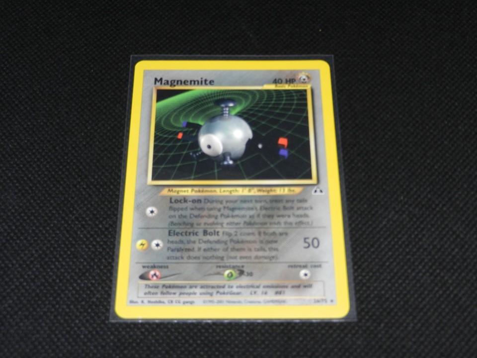 👾MAGNEMITE RARE NON-HOLO | 2001 Pokemon Neo Discover #26 | Great ...