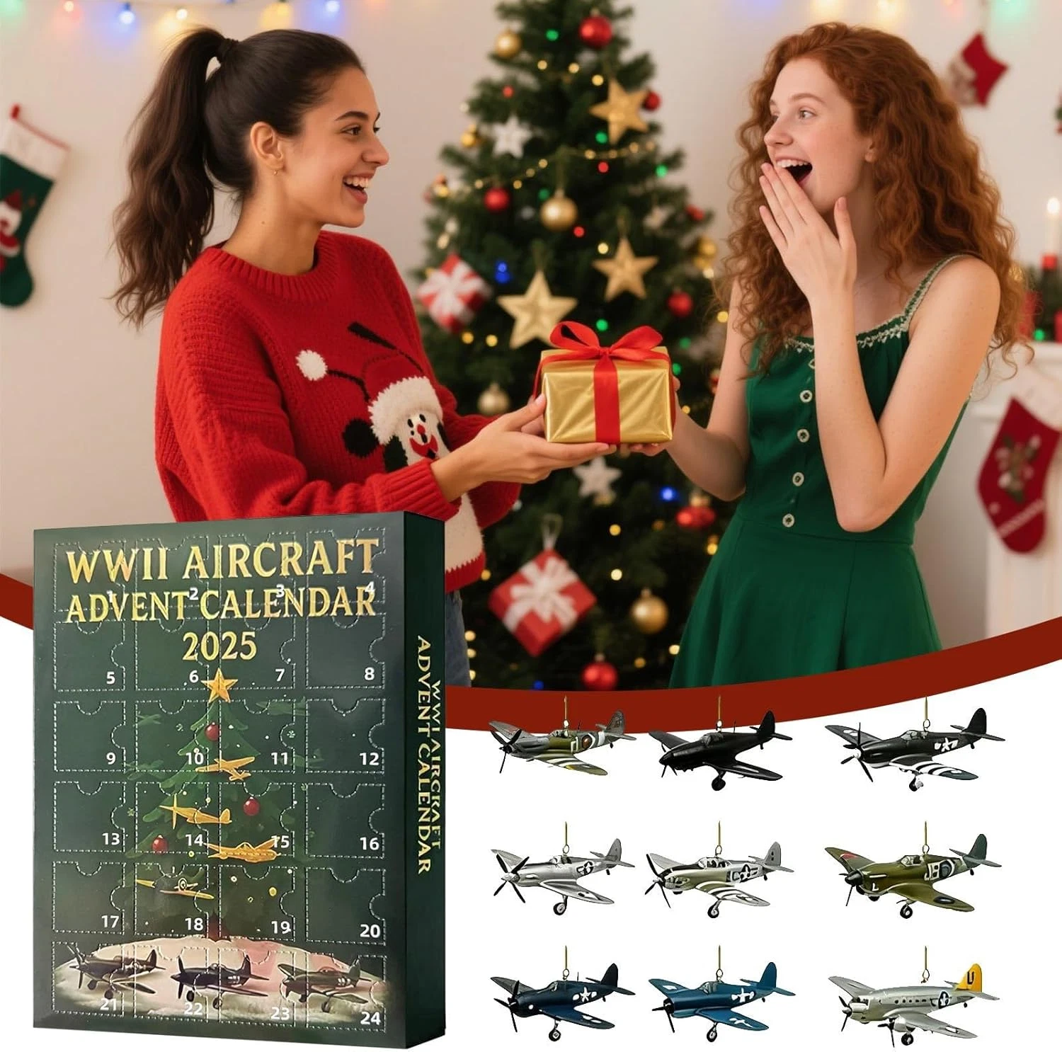 WWII Aircraft Advent Calendar 2025: 24 Mini Warbirds for Collectors ...