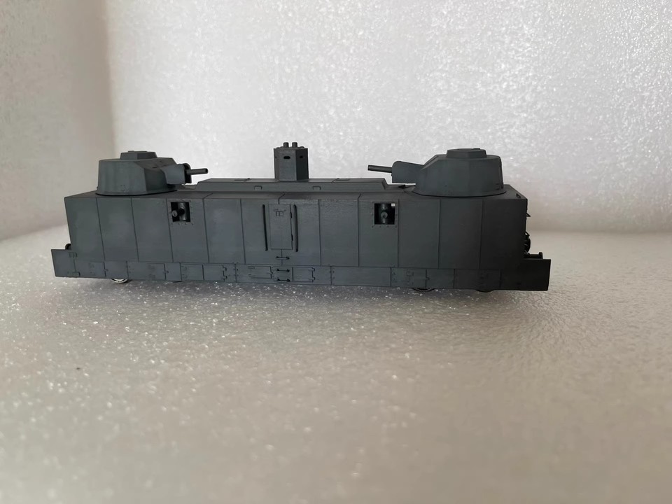 HO Scale 1/87 German Captured Armor Train with Double Turrets ...