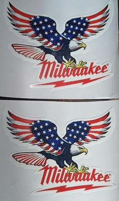 4-PACK MILWAUKEE TOOLS HOT ROD MOTORCYCLES GUNS 4in. STICKERS | eBay