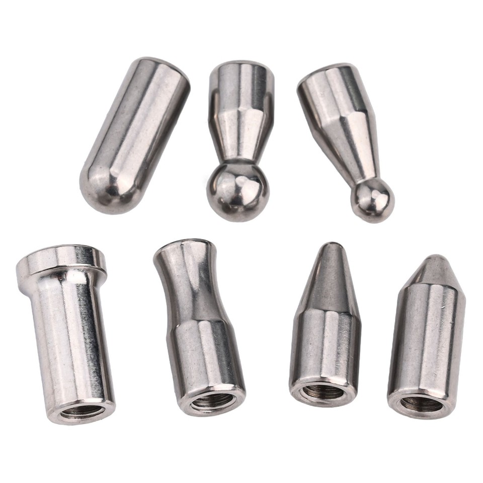 Auto Body Dent Removal Rod Tips Hook Tips Tool M8 Paintless Dent Repair ...