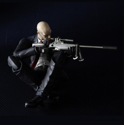 Play Arts Kai Hitman Codename Killer 47 Model Action Figures Doll ...