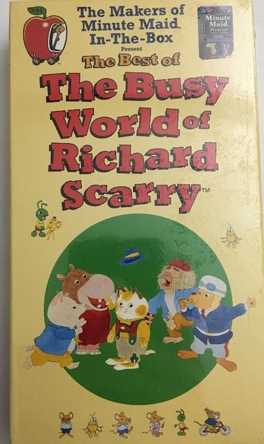The Busy World of Richard Scarry - The First Halloween Ever (VHS, 1998 ...