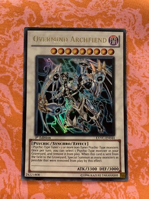 Yu-Gi-Oh Overmind Archfiend 1st Edition EXVC-EN044 | eBay