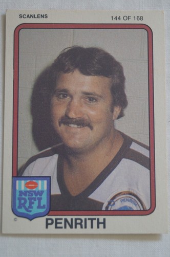 NRL Rugby League Vintage 1981 Scanlens Card Penrith Panthers Darryl ...