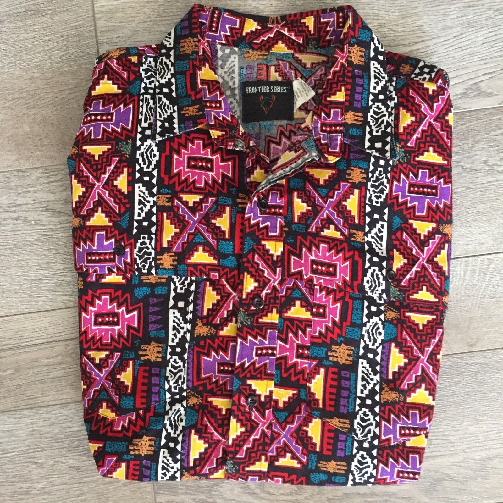 Vintage Frontier Series Men's Western Shirt Long Slee… - Gem