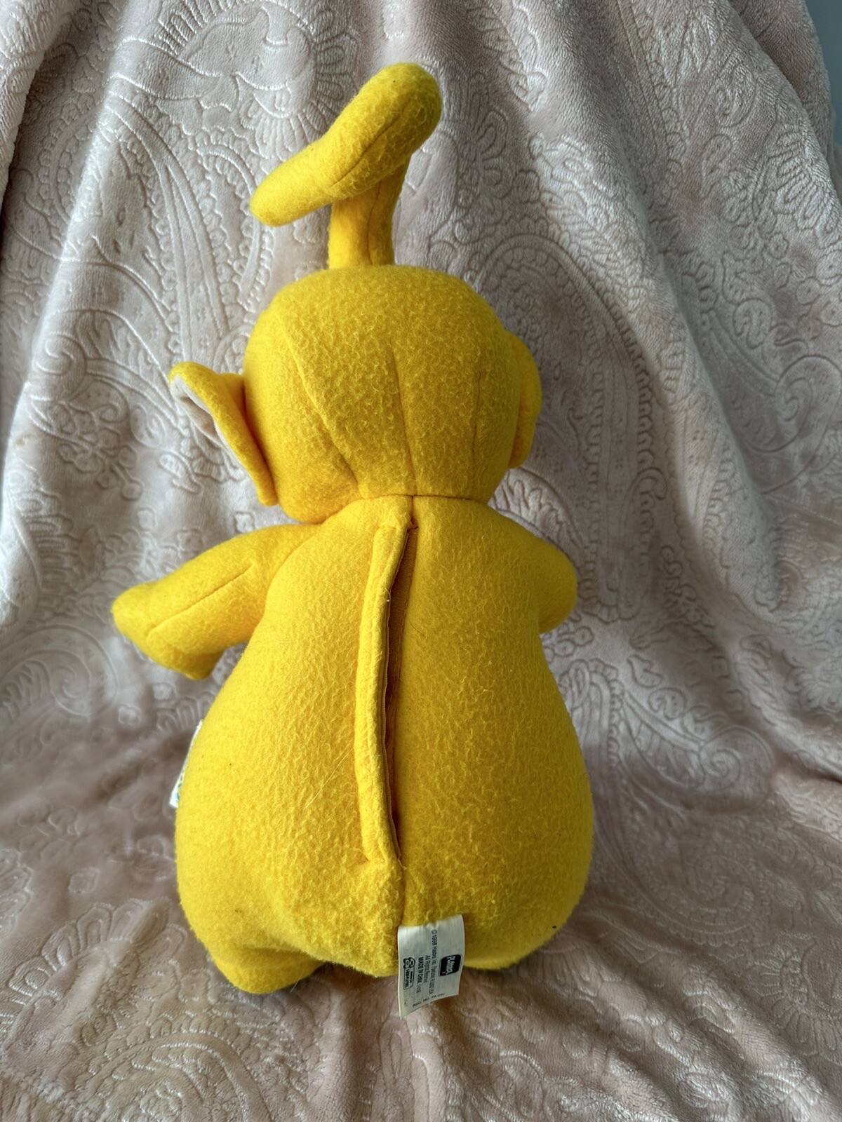 Teletubbies Yellow Plush Laa Laa Stuffed Animal Laugh Playskool 1998 12 ...