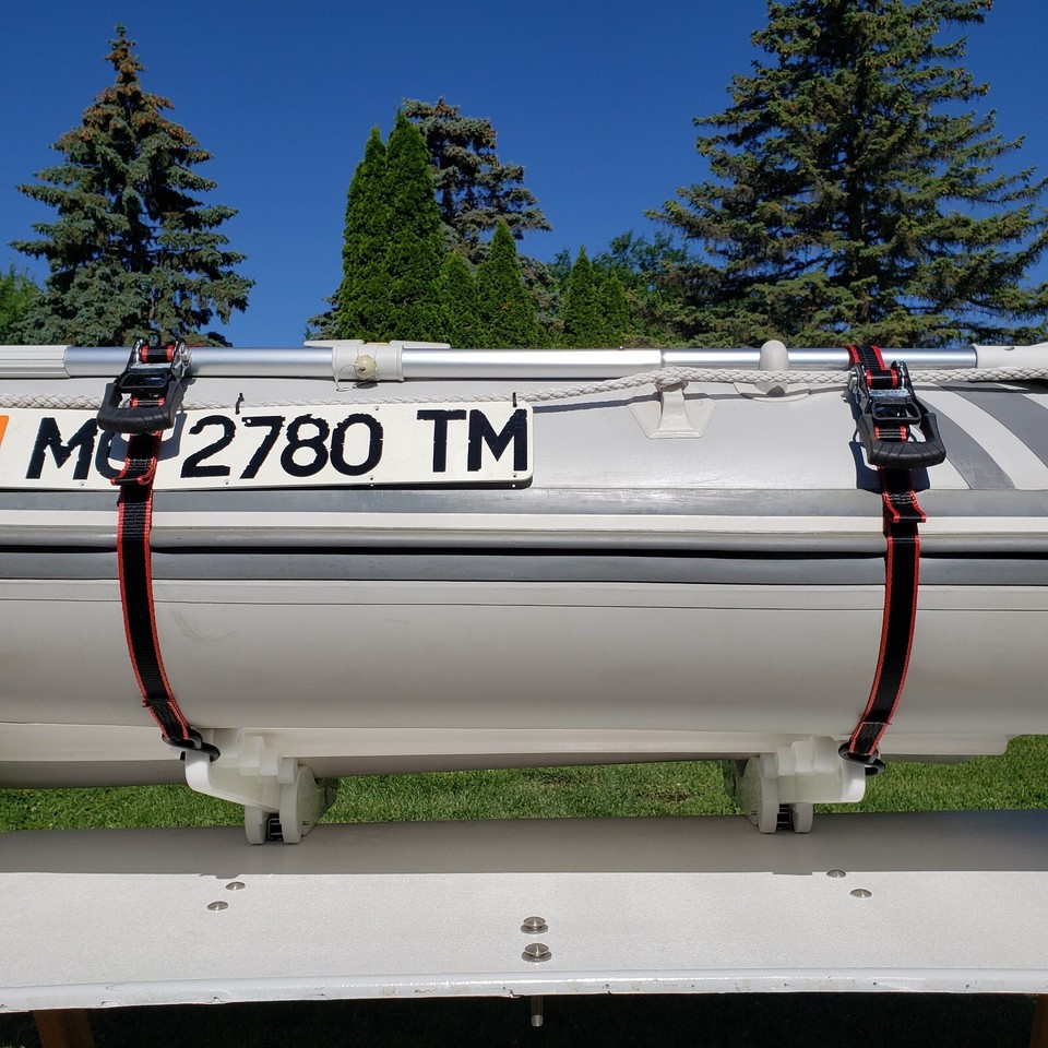 pull on davits st clair davits inflatable boat dinghy davits system ...