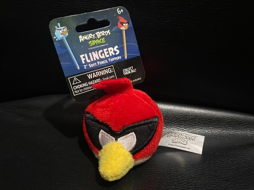 Super Red Bird Angry Birds Space Flingers Plush Pencil Topper Finger ...