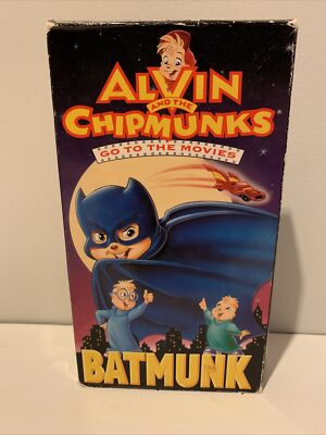 Alvin and the Chipmunks Go to the Movies - Batmunk (VHS, 1992 ...