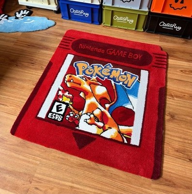 Pokemon Charizard Rug Hand Tufted 100% Acrylic Wool Handmade Area ...