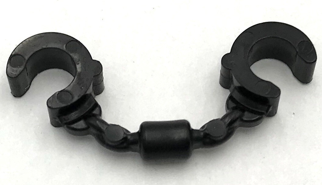 Lego New Black Minifigure Utensil Handcuffs Part | eBay