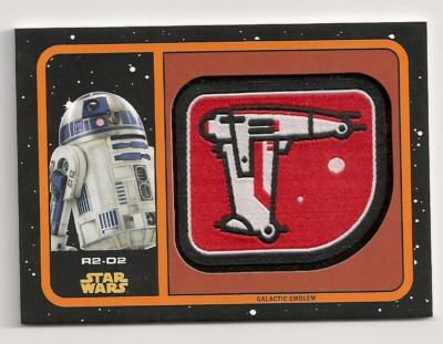 2017 JOURNEY TO STAR WARS THE LAST JEDI EMBLEM PATCH #MP-AR R2-D2 #/99 ...