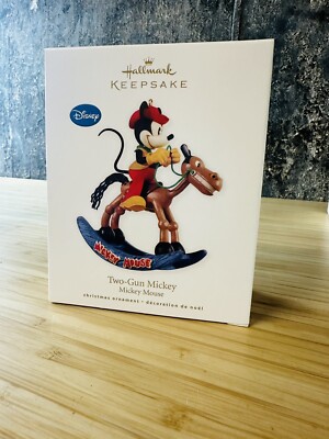 Hallmark 2010 TWO-GUN MICKEY Disney Mickey Mouse Keepsake Ornament ...
