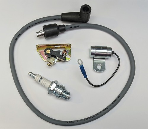 Points Condenser Spark Plug & Wire for Kohler Ktype K91 K141 K161 K181 ...
