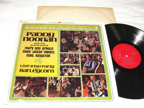 Paddy Noonan And Band "Live Irish Party At The Barleycorn" 1970's Folk ...