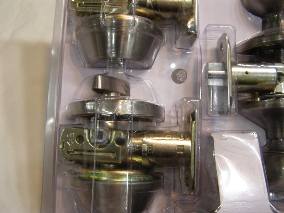 Defiant Keyed Entry Door Locks 4 Locks Total 2 Knobs 2 Deadbolts Satin ...