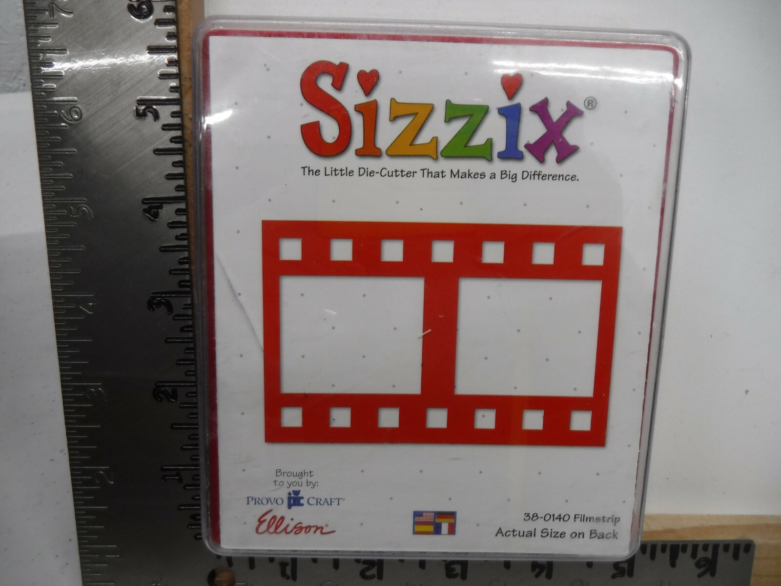 SIZZIX ORIGINALS 38-0140 FILMSTRIP CUTTING DIE EUC A28329 | eBay