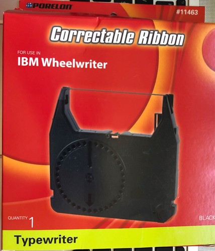 PORELON Correctable Ribbon #11463 Black for IBM Wheelwriter Typewriter ...