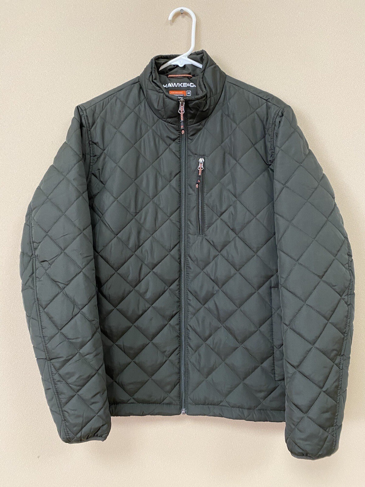 Hawke Co Jacket Mens Medium Black Puffer Long Sleeve - Gem