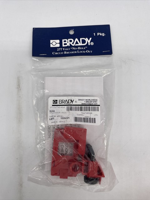 Brady Clamp-on Devices Breaker Lockout for 120/277v 65396 for sale online | eBay