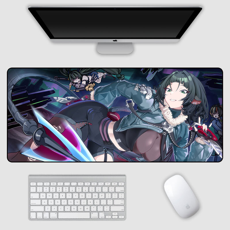 Zenless Zone Zero Large Waterproof Mouse Pad Cosplay Jane Doe Table Mat ...