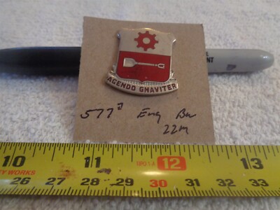 577th Engineer Battalion 22M Unit Crest, DI, DUI (DRAW#4) | eBay
