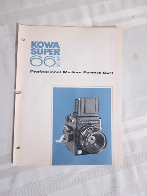 Kowa Super 66 System Professional Medium Format SLR Brochure | eBay