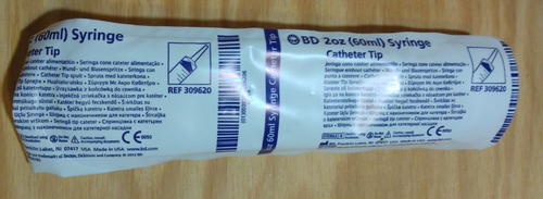 2x Becton Dickinson 2oz Sterile Syringes w/ Catheter Tip (Model 309620 ...