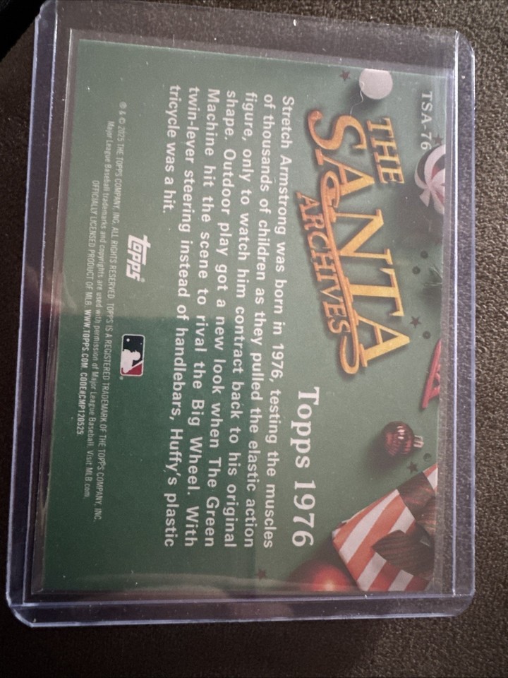 Topps The Santa Archives TSA-76 Santa Clause 2025 | eBay