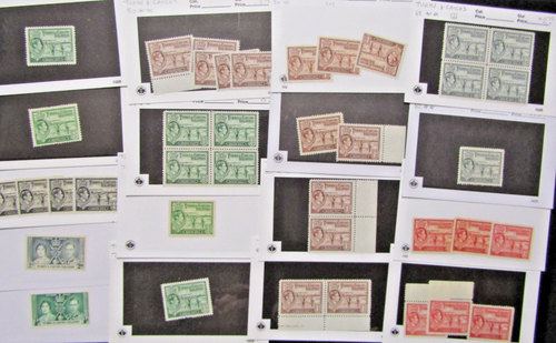 Turks & Caicos Islands stamps in 102 card new/used lot of 209 cards | eBay