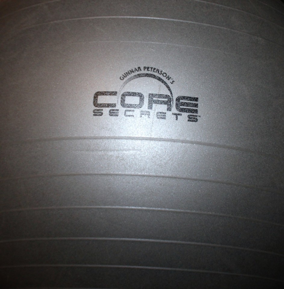 Gunnar Peterson Core Secrets Set w/ Fitness Ball, Pump, 2 DVDs, Flash ...