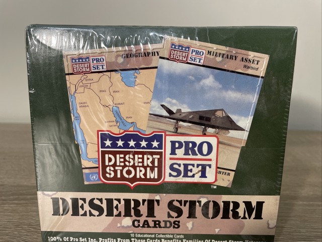 1991 Desert Storm Pro Set - 10 Educational Collectible Cards 36ct for ...