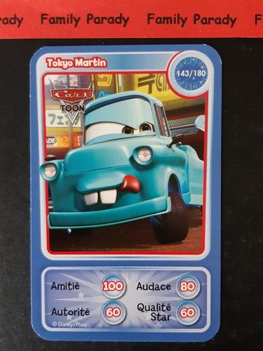 Tokyo Martin 143/180 Carte Disney/Pixar Cars Auchan 2010 Français | eBay