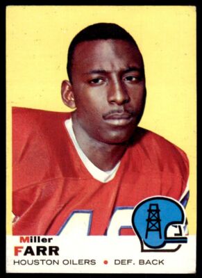 1969 TOPPS MILLER FARR HOUSTON OILERS #50 | eBay