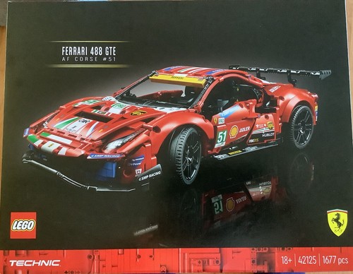 LEGO 42125 Technic Ferrari 488 GTE AF Corse 51 5702016913484 | eBay ...