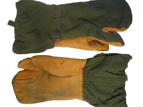 US Military Mitten Shell Cold Weather Size L Green Trigger Finger 1 ...