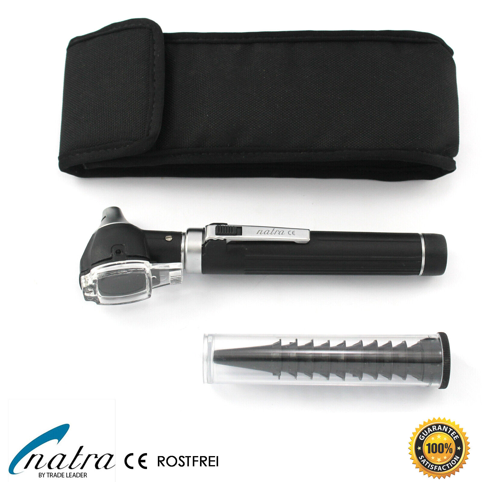 Mini Otoscope Set Fiber Optic otology specula mirror speculum ENT NATRA ...