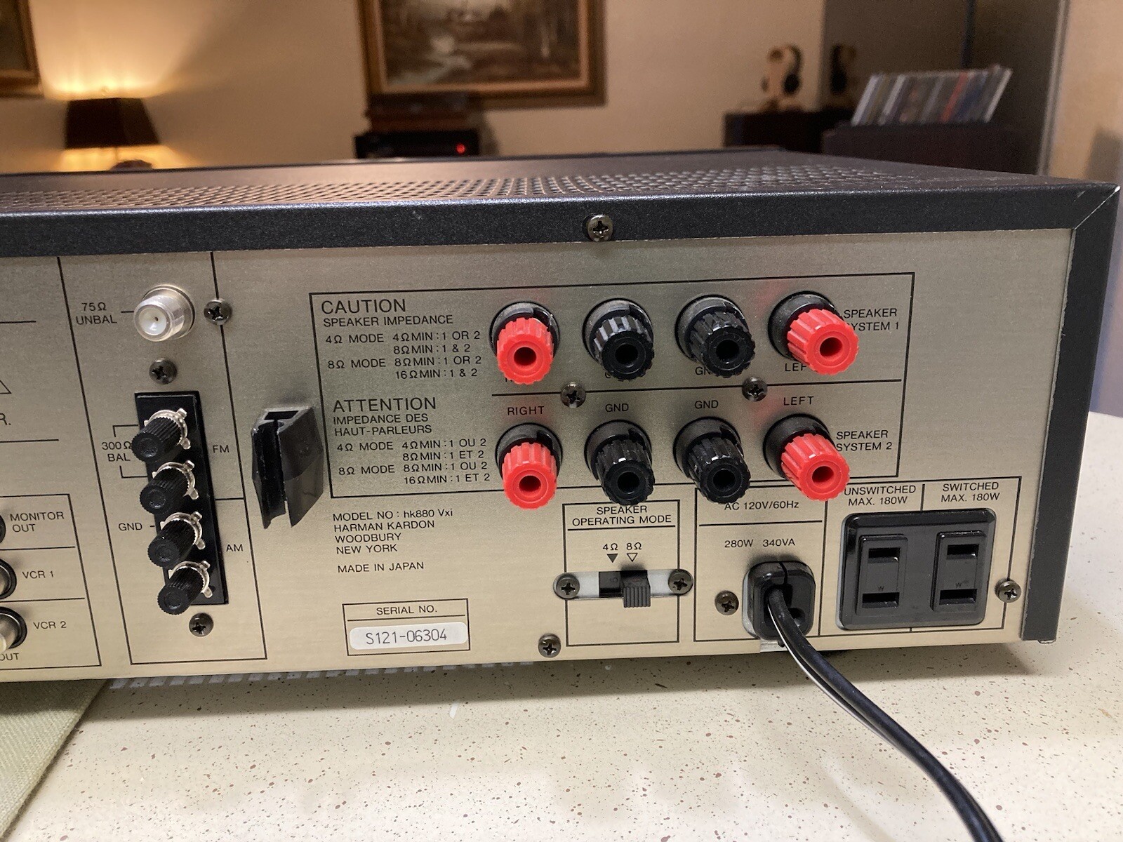 Harman Kardon hk880 Vxi Vintage High Voltage / High Current Stereo ...