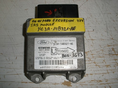 00-01 FORD EXCURSION SRS MODULE # YC3A-14B321-AE MATCH PART # ((BOX ...