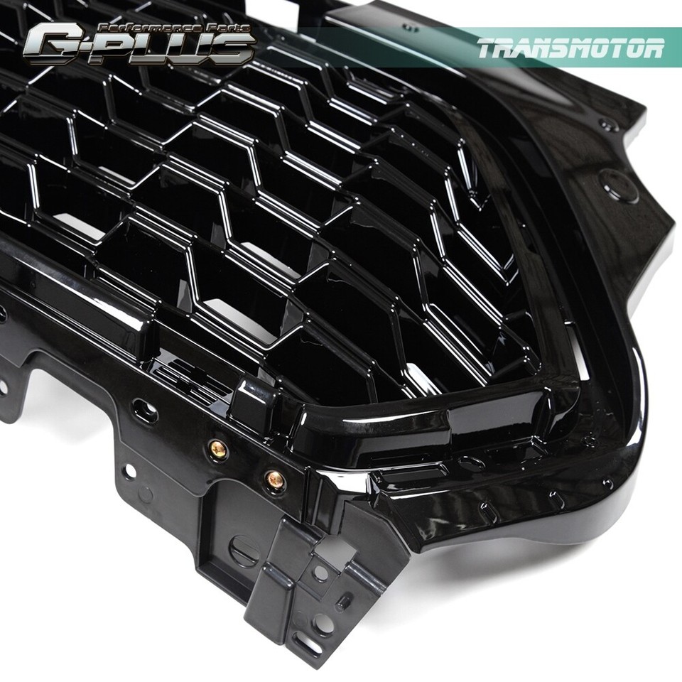 Fit For 17-2018 Ford Escape Kuga Front Grill Honeycomb Grille Gloss ...