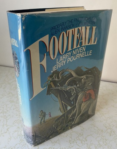 Footfall Book Hardcover BCE DJ Vintage 1985 Larry Niven Jerry Pournelle ...