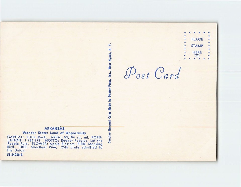Postcard Land of Opportunity, Greetings from Arkansas | eBay
