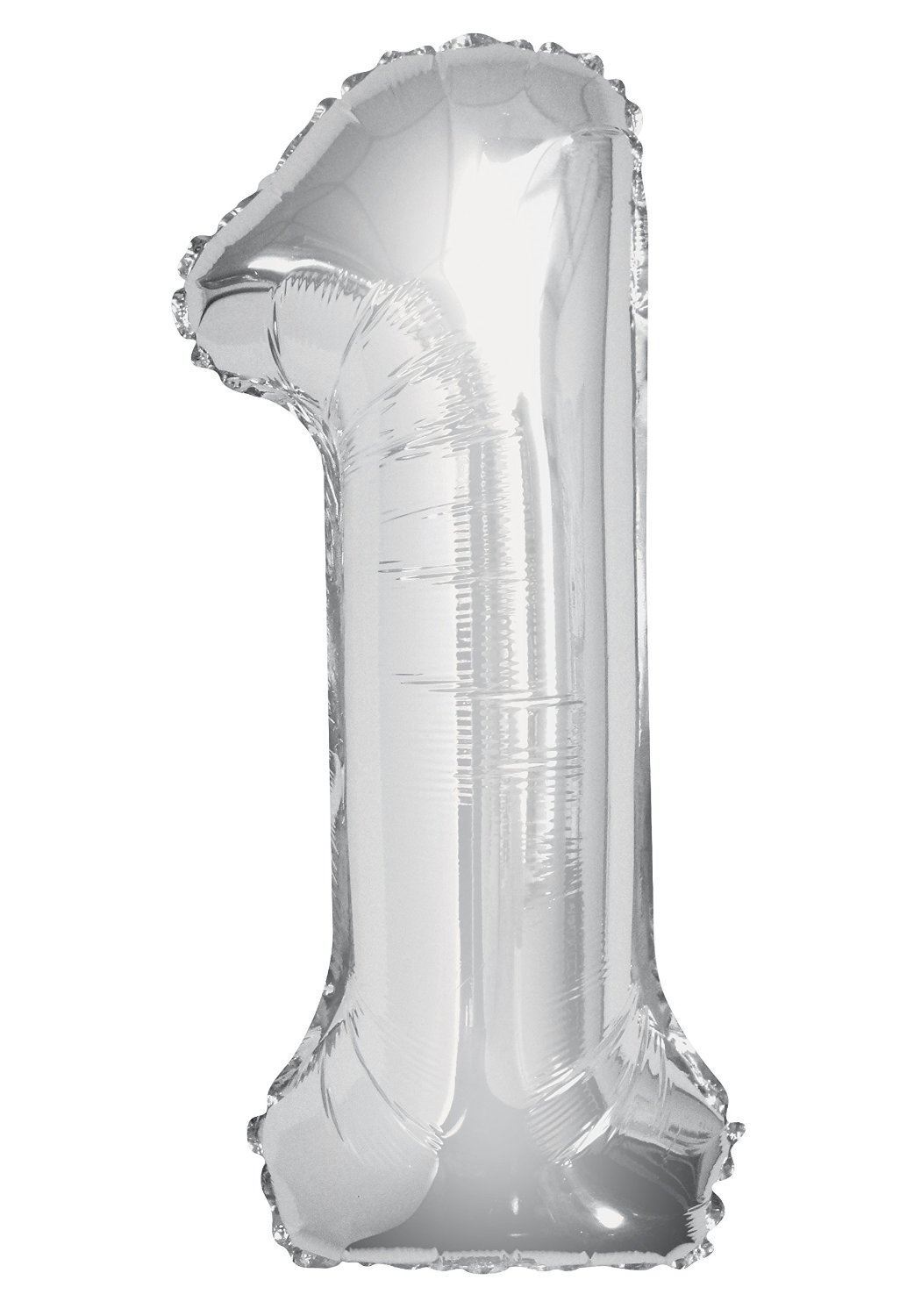 LARGE SILVER NUMBER FOIL BALLOONS HELIUM 0-9 SUPERSHAPE BIRTHDAY PARTY ...