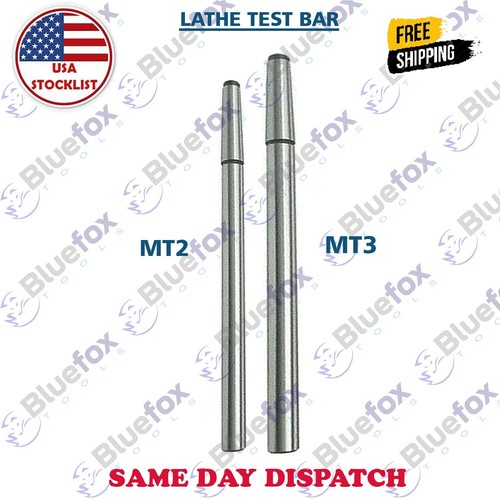 Precise Lathe Alignment Test Bar Mandrel (Morse Taper MT2 & MT3 ...