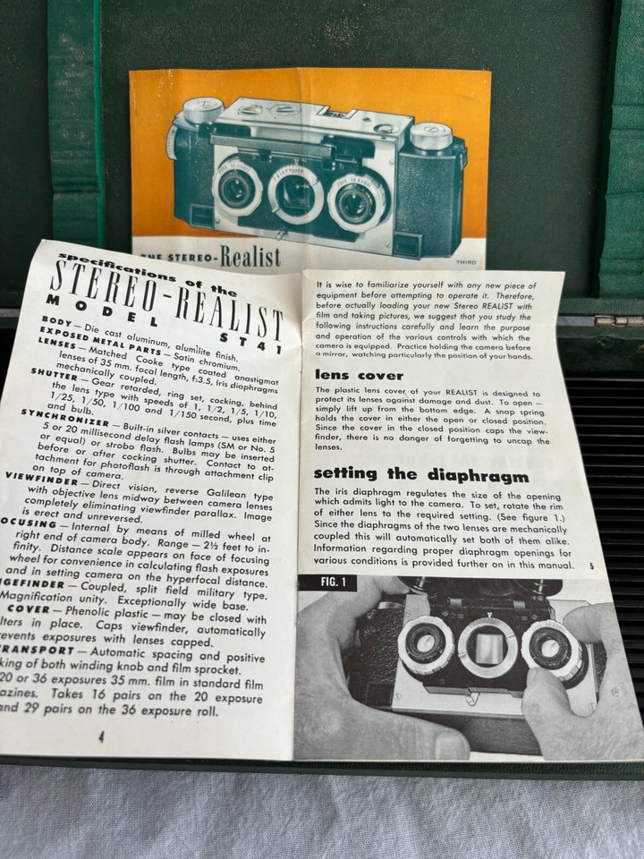 Vintage Stereo Realist stereo slide viewer by David White Co. of ...